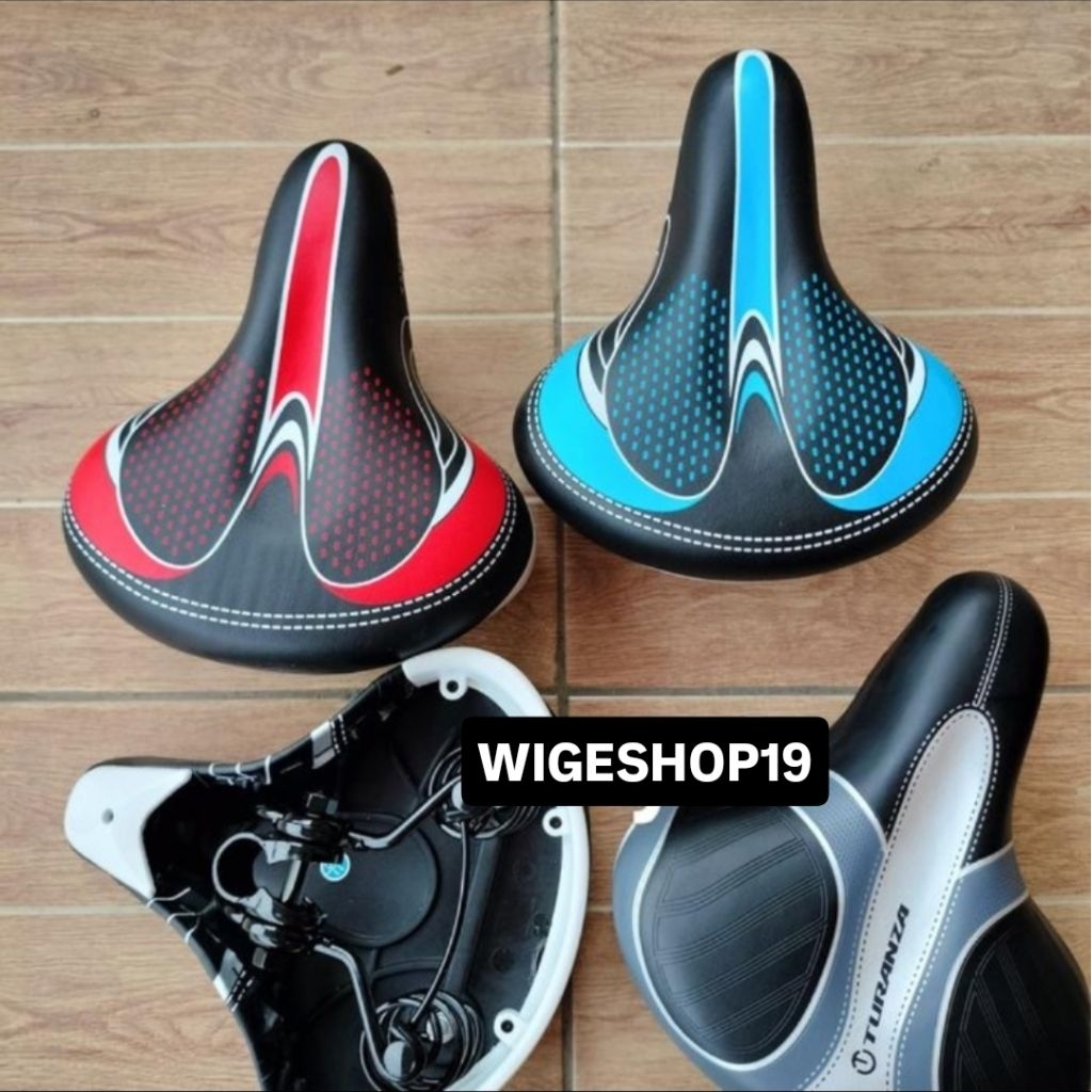 Jual Sadel Per Sepeda Turanza Lebar Empuk | Shopee Indonesia