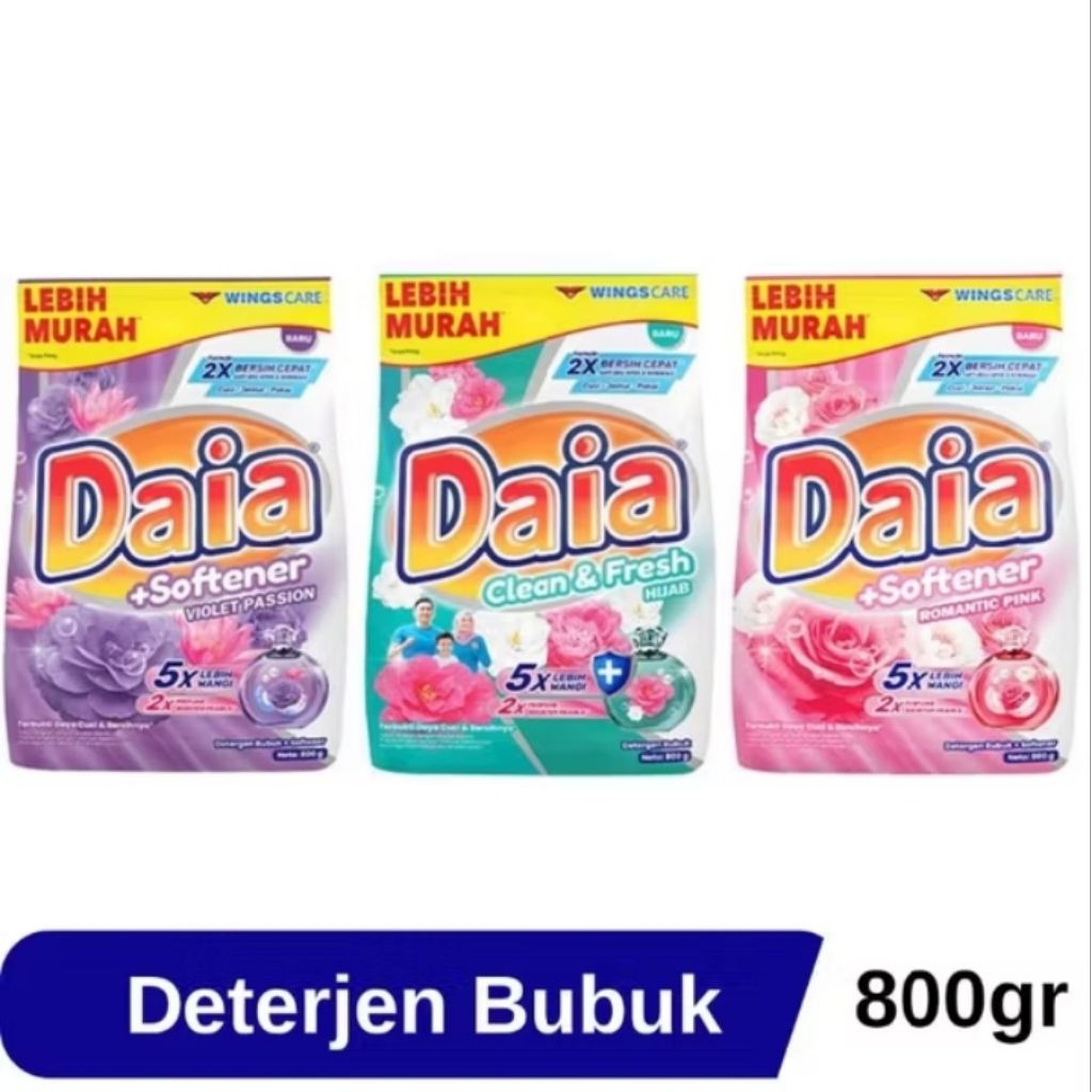 Jual Daia Detergent Bubuk 800g | Shopee Indonesia