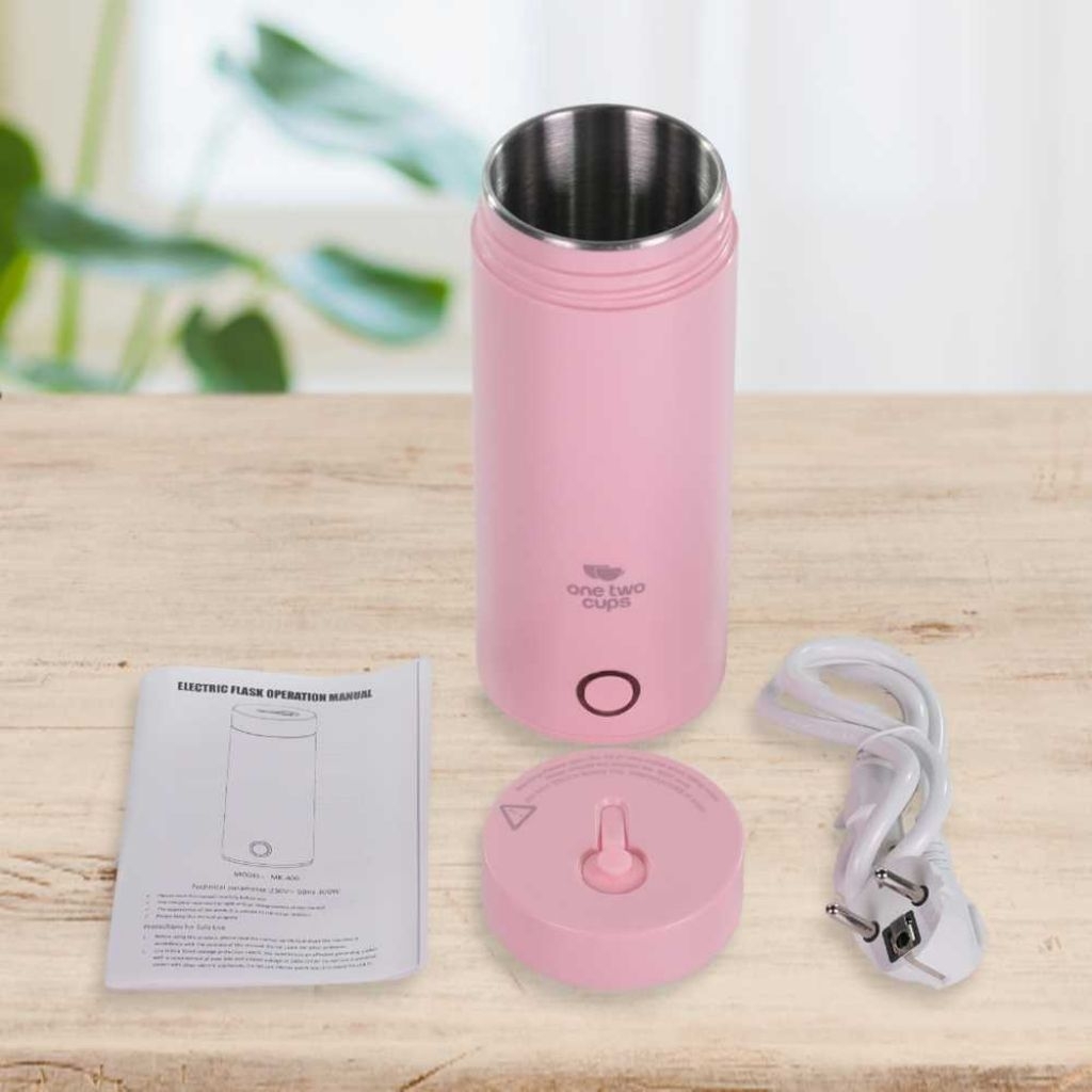 Jual Botol Minum Termos Elektrik Thermal 400ml 300W MK400 One Two Cups OHGET Quality | Shopee ...