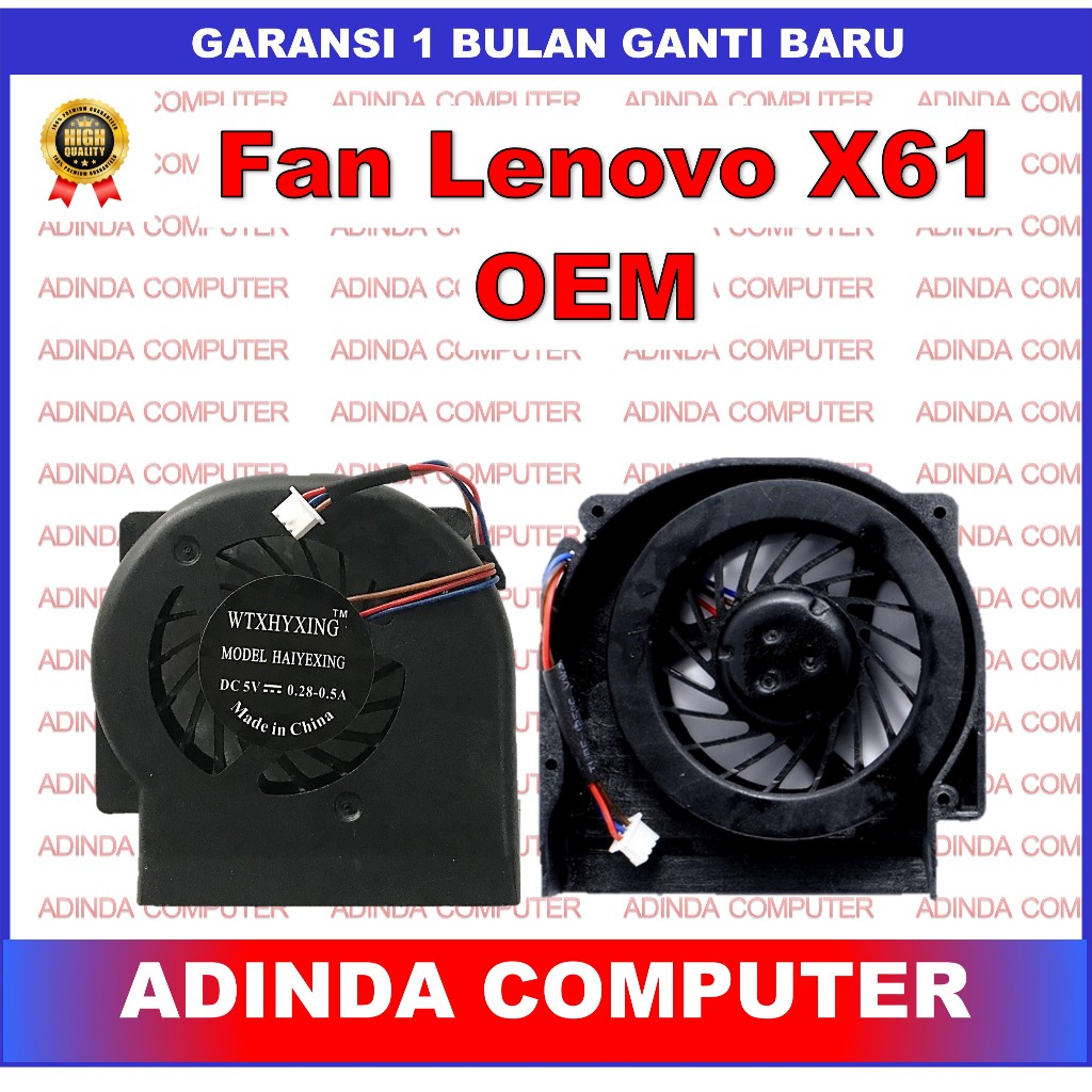 Jual Fan Kipas Cooling IBM Lenovo Thinkpad X61 X60 x60s x61s OEM ...