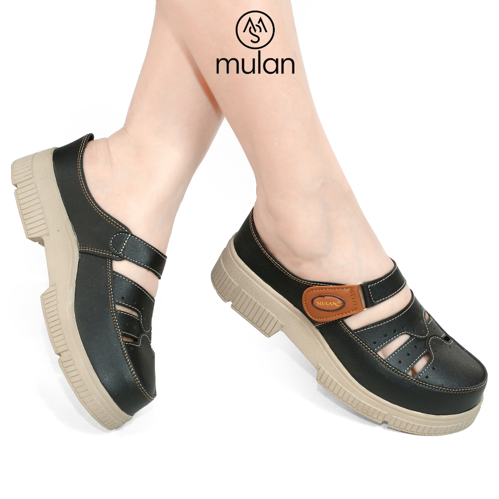 Jual SEPATU SANDAL MULES WANITA TERBARU 4cm KEKINIAN MURAH SENDAL SELOP ...