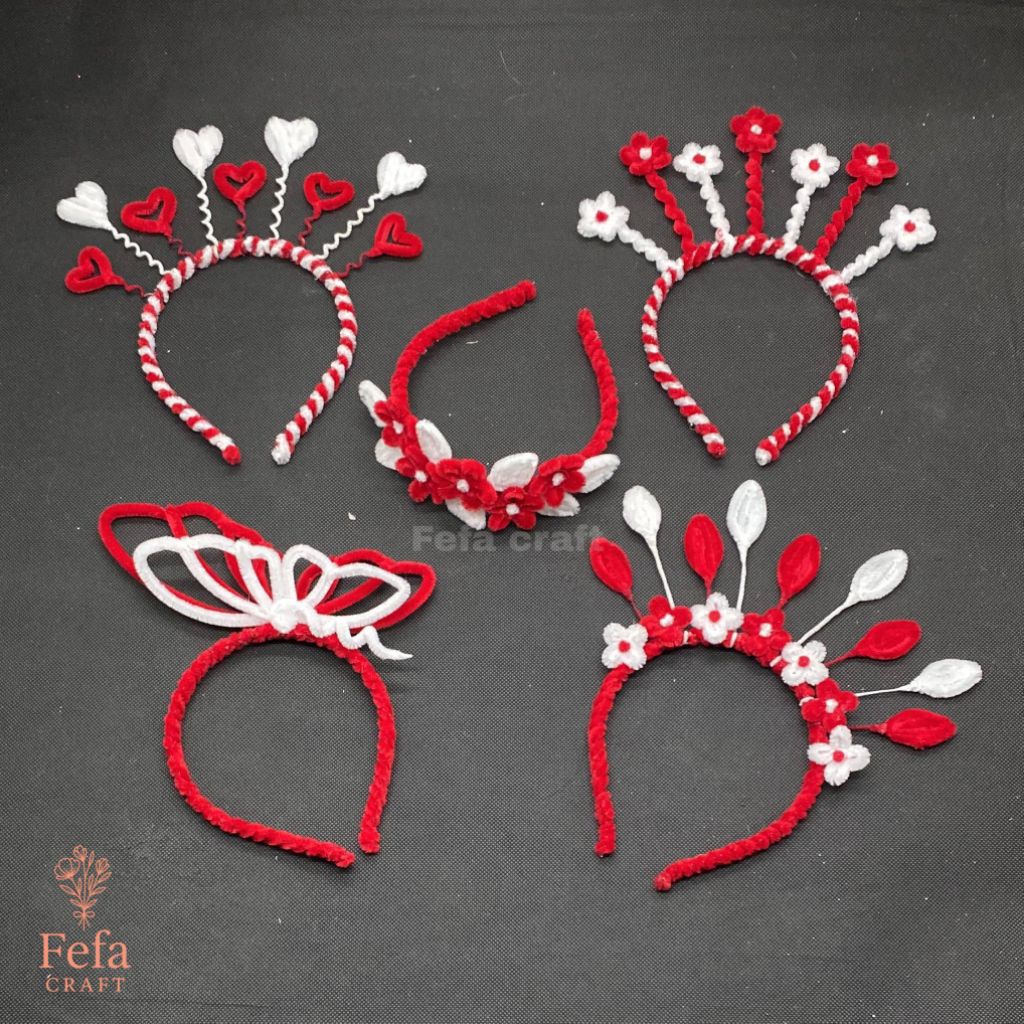 Jual (6 PCS) BANDO MERAH PUTIH UNTUK ACARA AGUSTUSAN | BANDO KARNAVAL ...