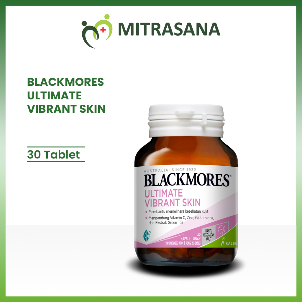 Jual Blackmores Ultimate Vibrant Skin 30 Tablet | Suplemen Kesehatan ...