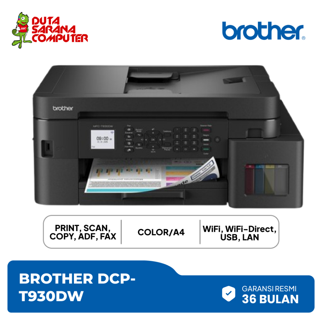 Jual Printer Brother MFC-T930DW ( Pengganti MFC-T920DW) Ink Tank All In ...