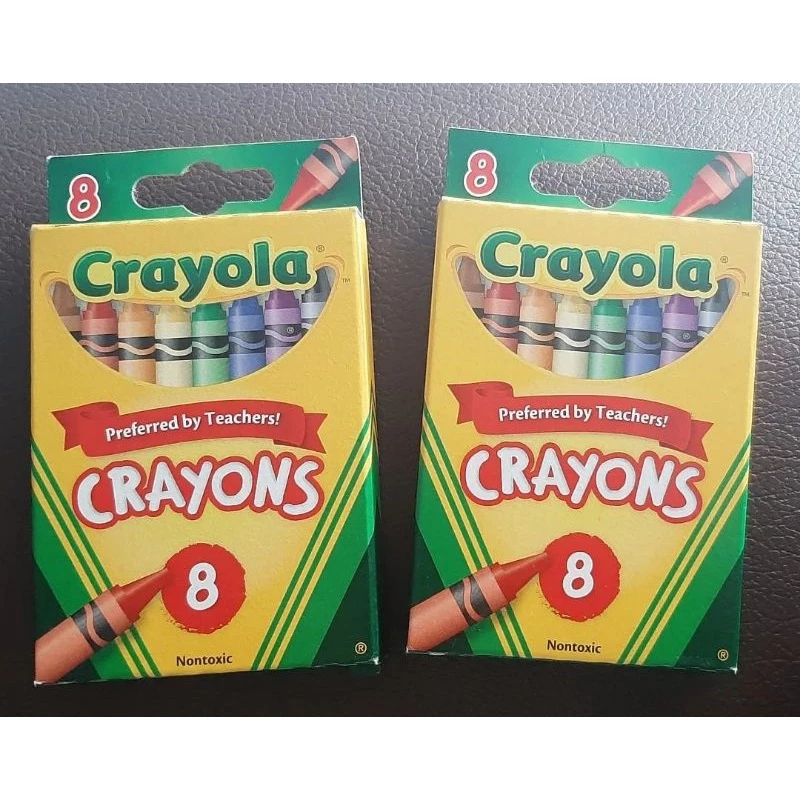 Jual Crayola Crayon isi 8 Classic Colors 523008 Crayon Anak Nontoxic ...