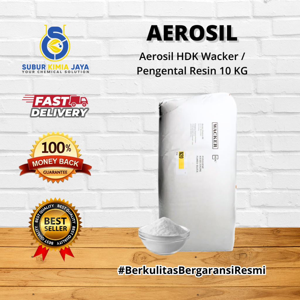 Jual Aerosil HDK Wacker / Aerosil Fiberglass / Pengental Resin 10 KG ...