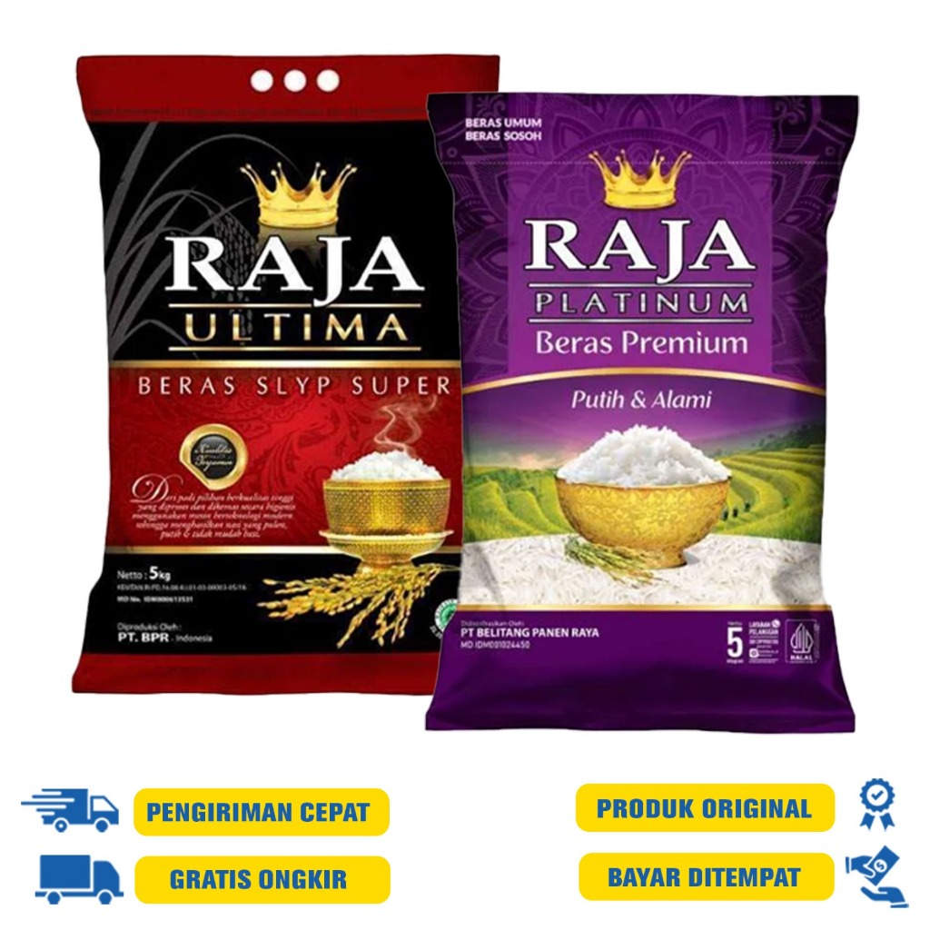 Jual Beras Premium Raja Ultima | Platinum 5 K.G | Shopee Indonesia