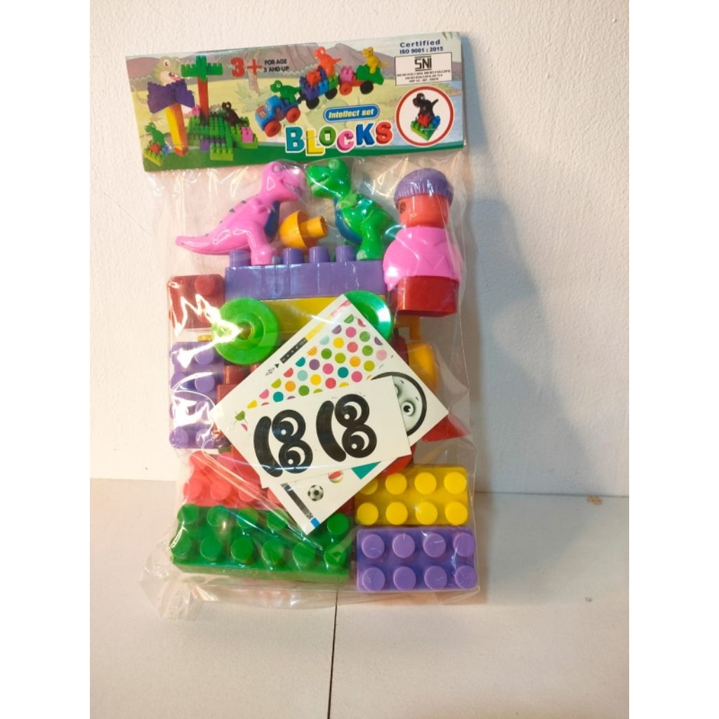 Jual GOGO TOYS - BLOCK DINO INTELLECT BLOCKS - TERDAPAT BLOCK DINO ...