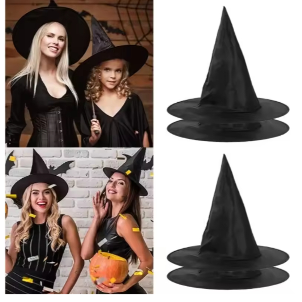 Jual witch hat halloween props halloween costume kostum anak topi ...