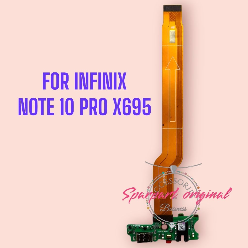 Jual PAPAN CAS+FLEXSIBEL BOARD INFINIX NOTE 10 PRO X695+IC MIC SET NEW ...