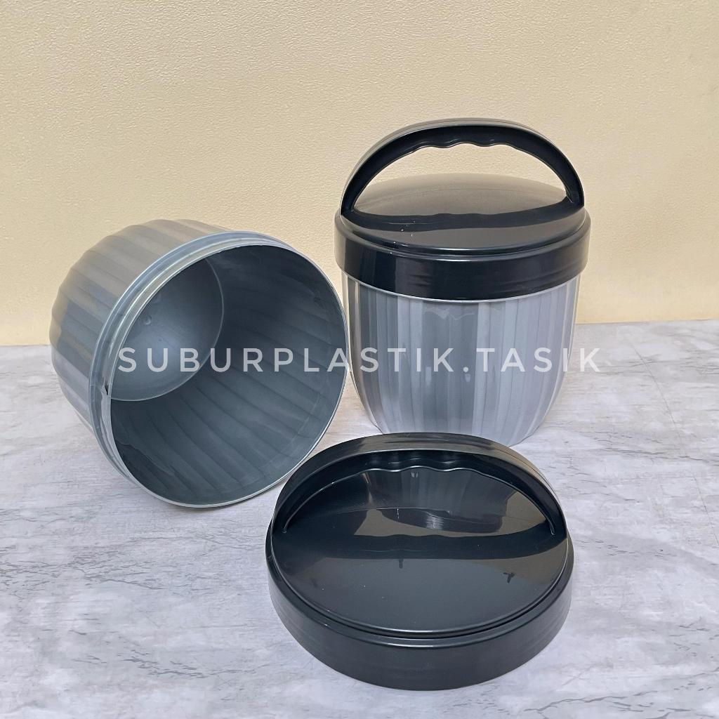 Jual [6 pcs] Rantang Samyang Silver Tanpa Samir Wadah Bekal Plastik ...