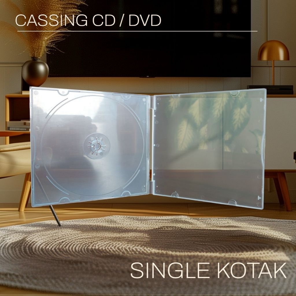 Jual CASING CD KOTAK / CD CASE isi 50 pcs | Shopee Indonesia