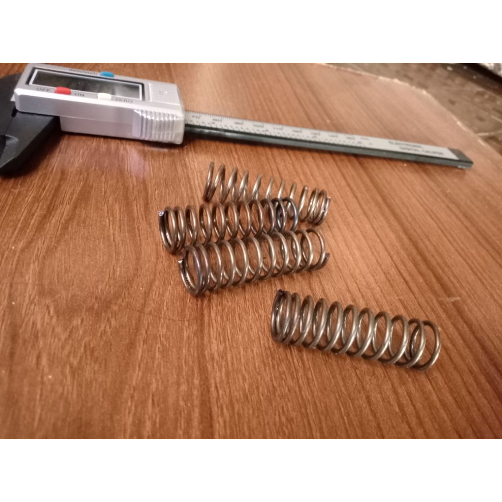 Jual per spring tekan 2 mm OD12,5 mm baja panjang 9 cm Termurah ...