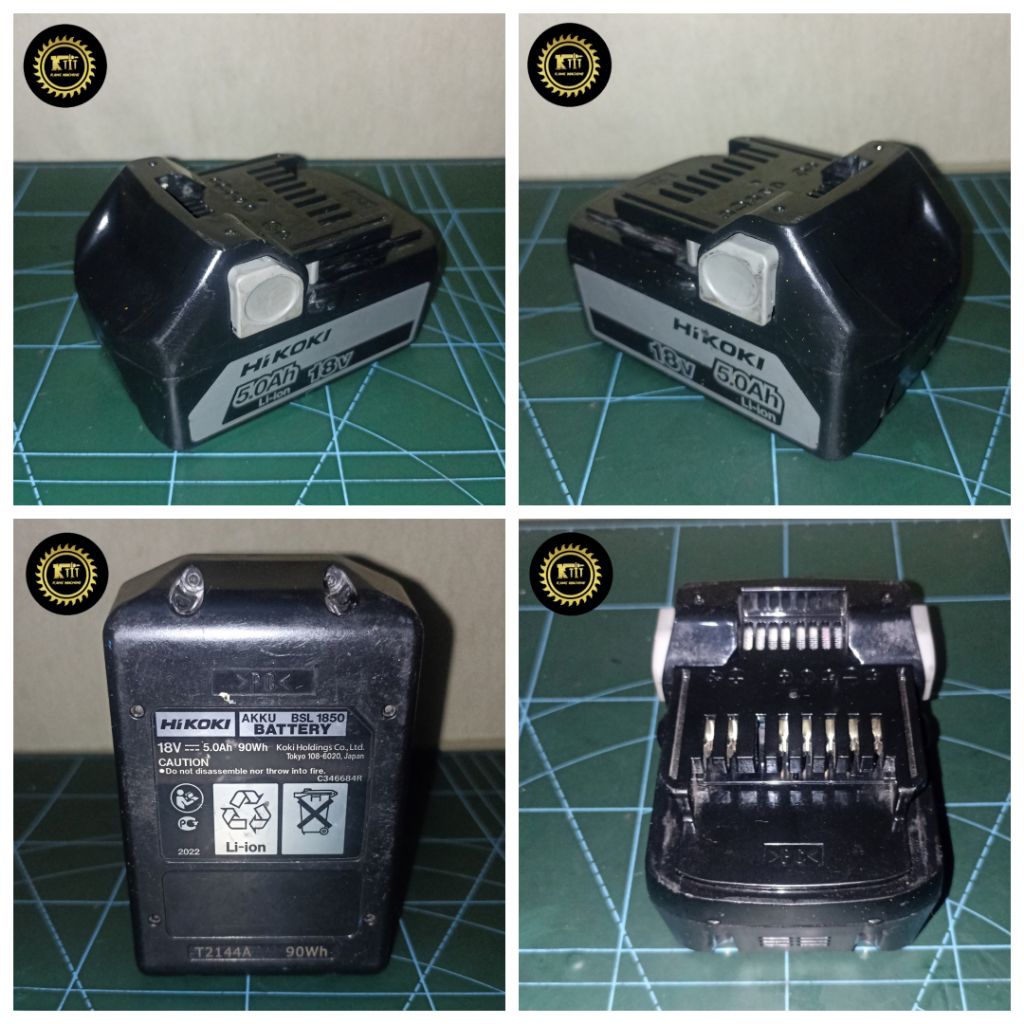 Jual Baterai hitachi koki hikoki 18V 5.0AH BSL 1850 BSL1850 battery ...