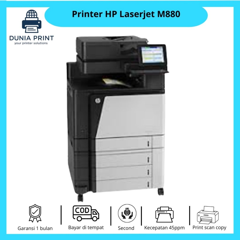 Jual Printer HP Laserjet M880 a3 mesin fotocopy A3 | Shopee Indonesia