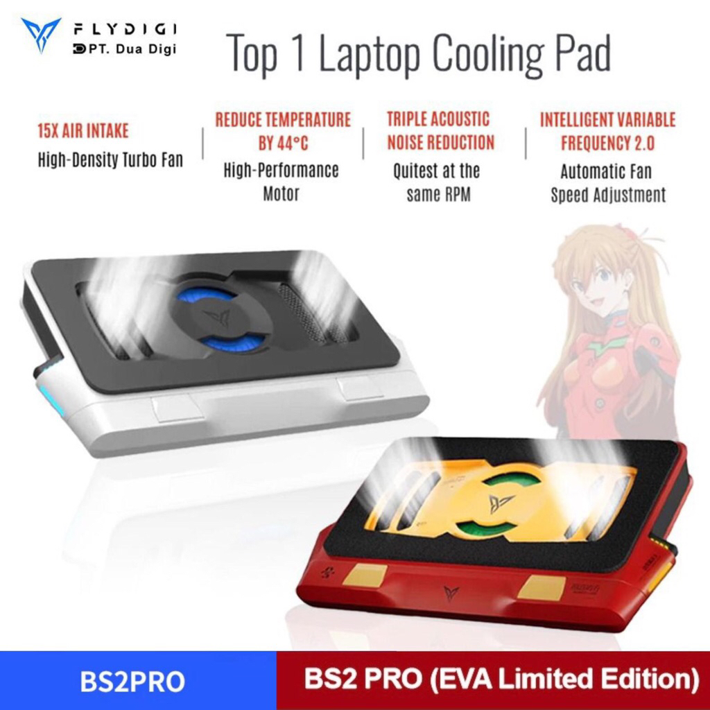 Jual FLYDIGI BS2 PRO Laptop Cooling Pad RGB MAX 4000RPM Cooler Laptop Pendingin Laptop | Shopee ...
