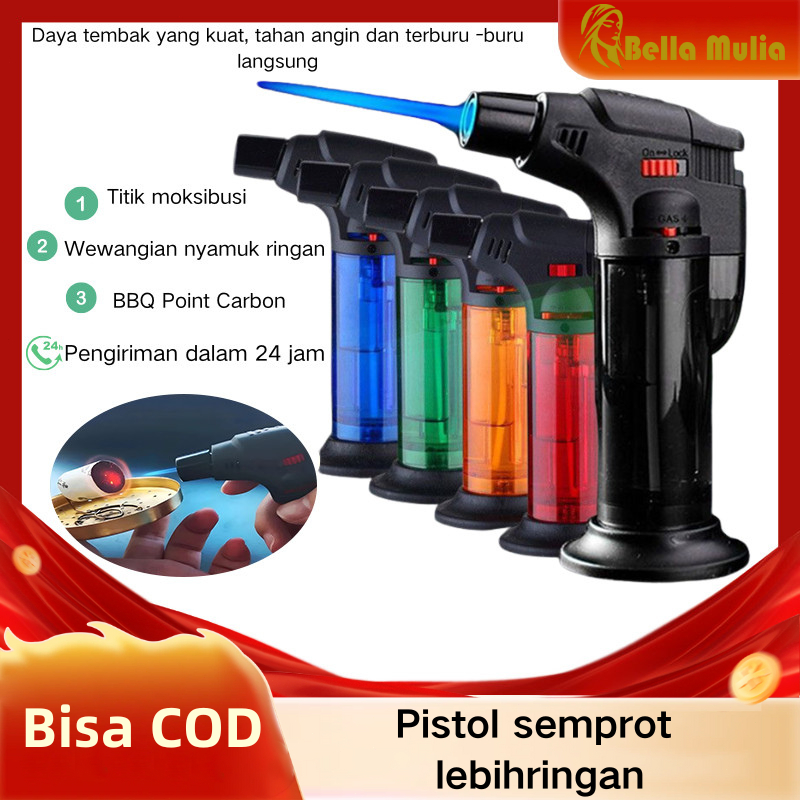 Jual Desain Tubuh Transparan Korek Api Gas Butane Jet Flame Tinggi ...