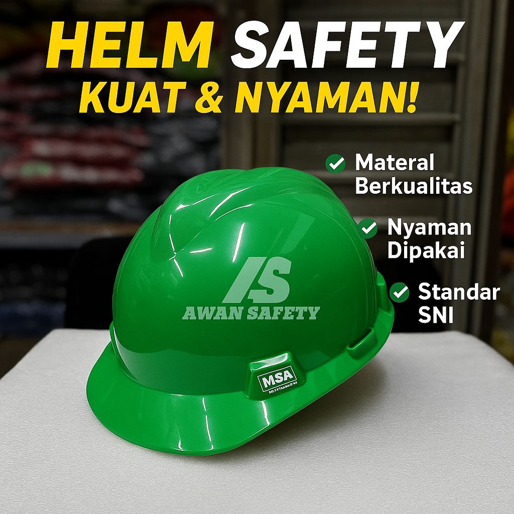 Jual Helm Safety MSA With Fastrack Helm Safety Kerja Proyek MSA ...