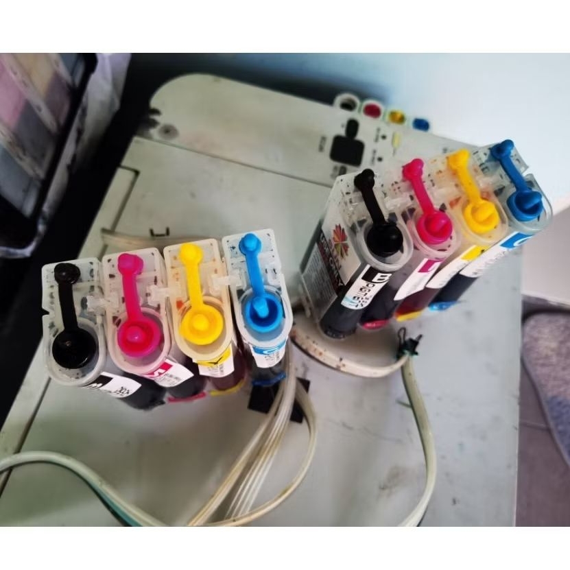 Jual tabung infus plus tinta printer premium Epson canon HP broter ...