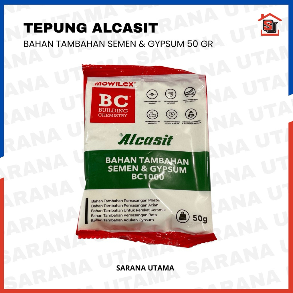 Jual Mowilex BC 1000 Alcasit Aditif Semen Serba Bisa - 50 gram | Shopee ...