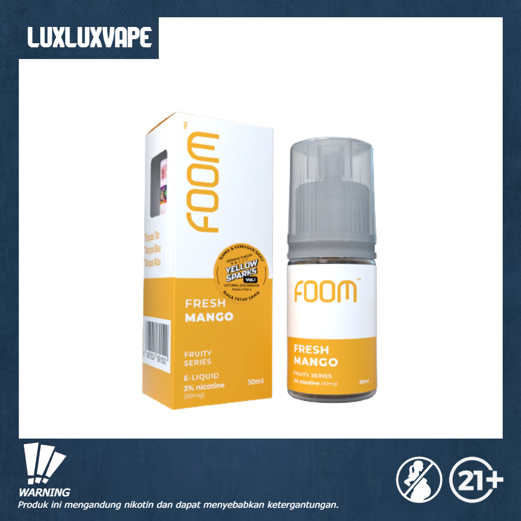 Jual Liquid Foom Fresh Mango Salt 30ml Authentic by Foom Lab | Shopee ...