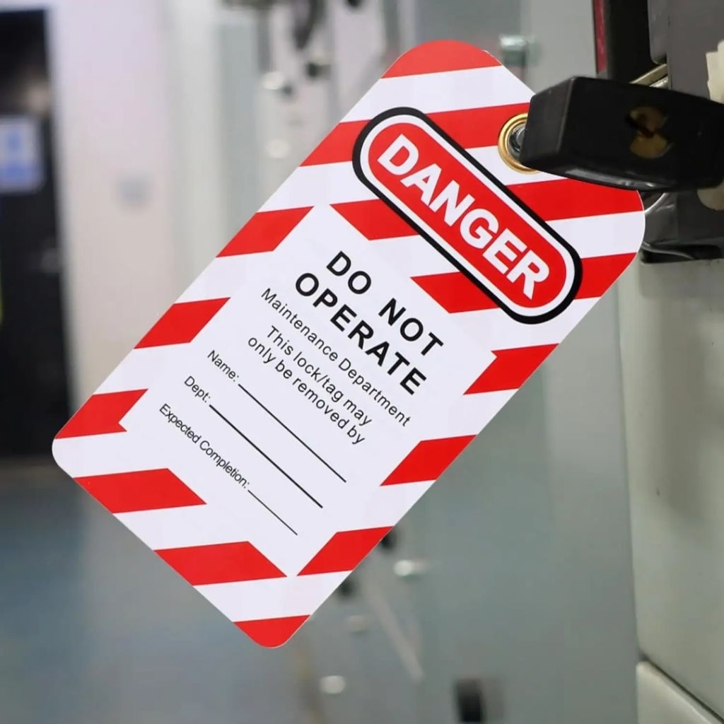Jual Tag LOTO "Danger Do Not Operate" – Label Pengaman Mesin Lockout ...