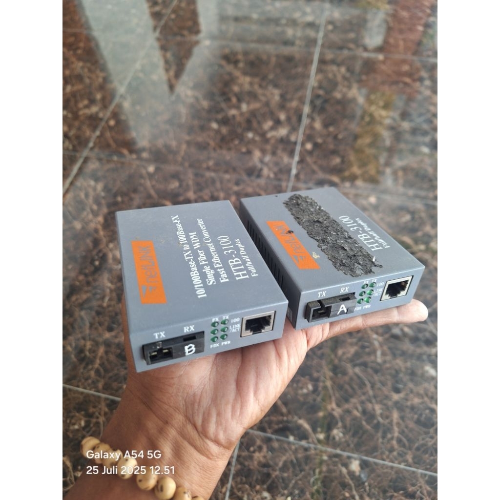 Jual Netlink HTB FO Fiber Optic Media Converter Set A-B Second | Shopee ...
