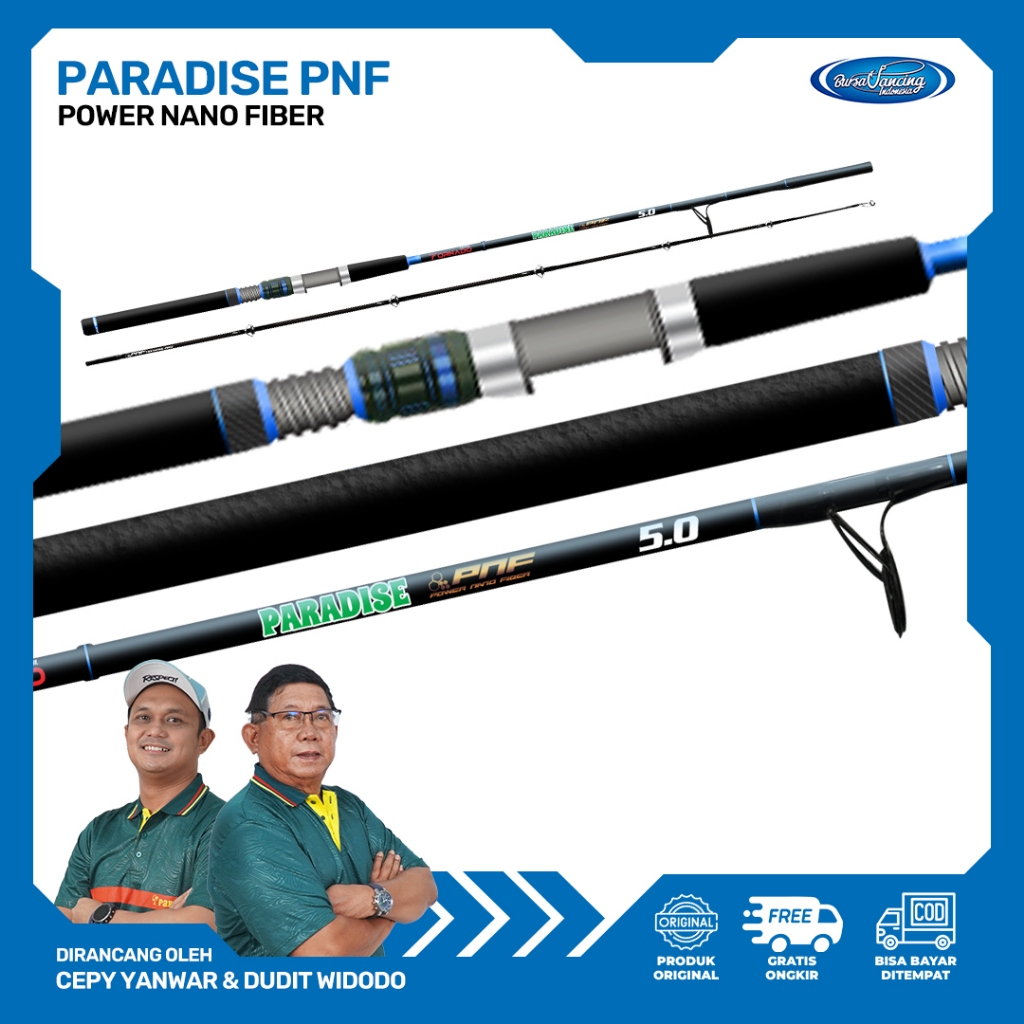 Jual Paradise Joran Pancing Paradise II PNF Power Nano Fiber Joran ...