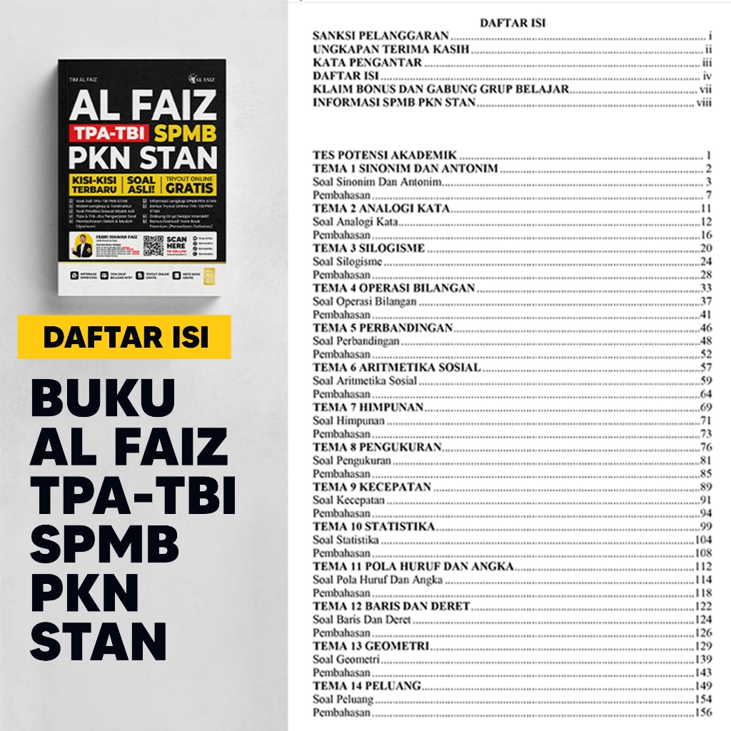 Jual Buku PKN STAN TPA dan TBI AL FAIZ | Shopee Indonesia
