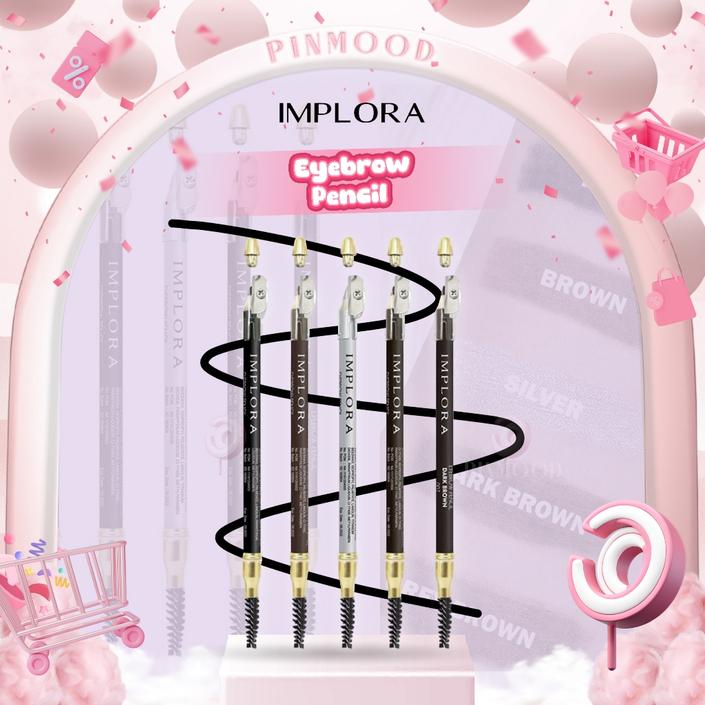 Jual IMPLORA - PENSIL ALIS - Eyebrow Pencil Smooth Texture Pigmented ...
