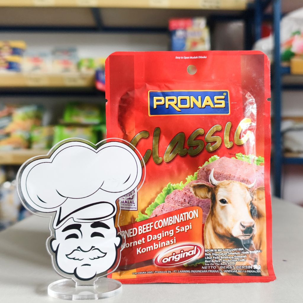 Jual Pronas Corned Beef Sachet / Pronas Kornet Sapi Renceng | Shopee ...