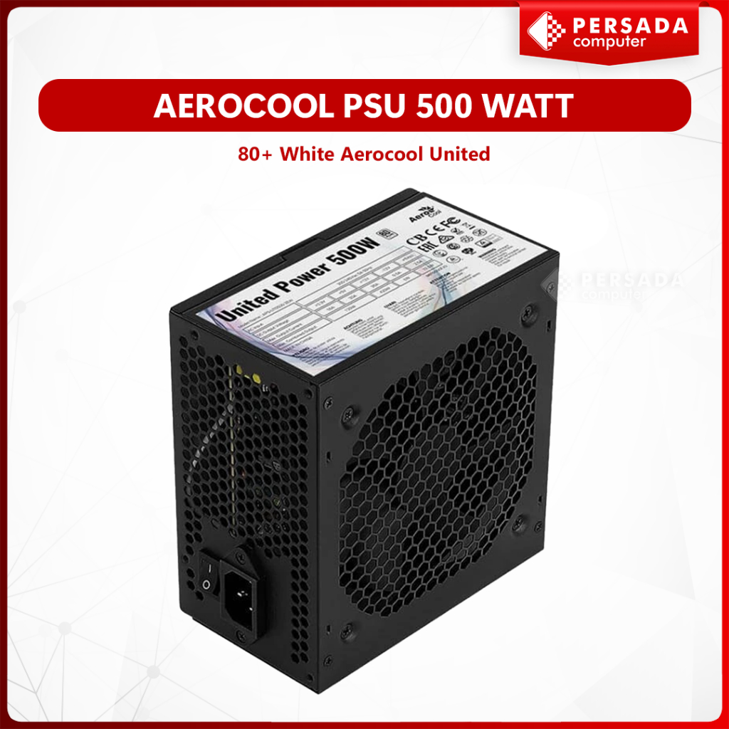 Jual Aerocool Power Supply United 500 Watt 80+ White Aerocool United ...