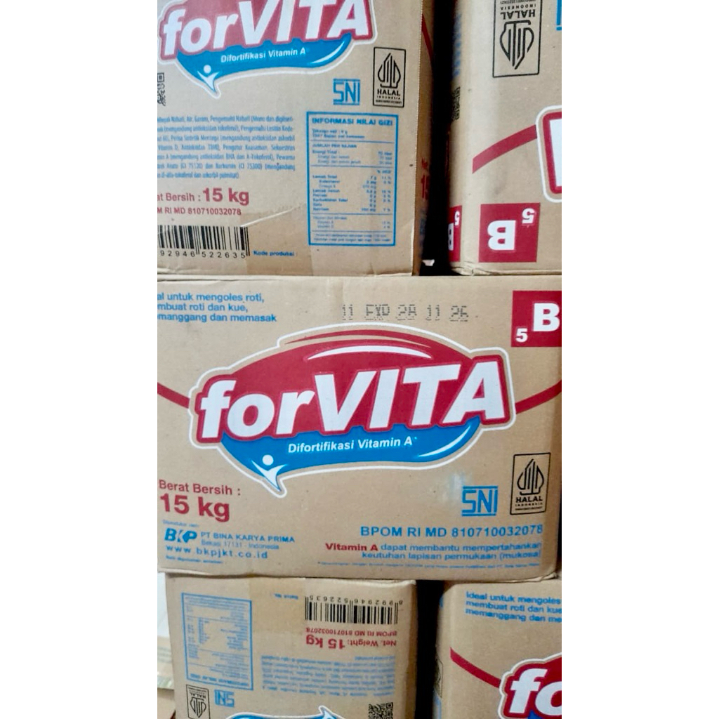 Jual FORVITA Margarine 15 kg | Shopee Indonesia