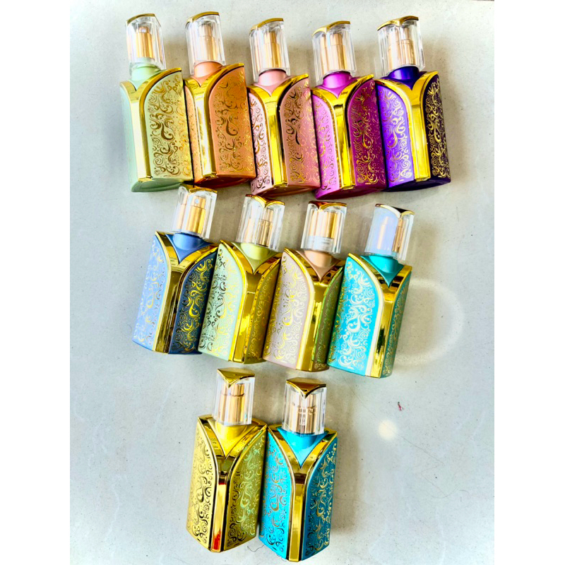 Jual Botol Parfume Unik Ornamen Arabian Gold Vintage Warna 30ml Spray ...