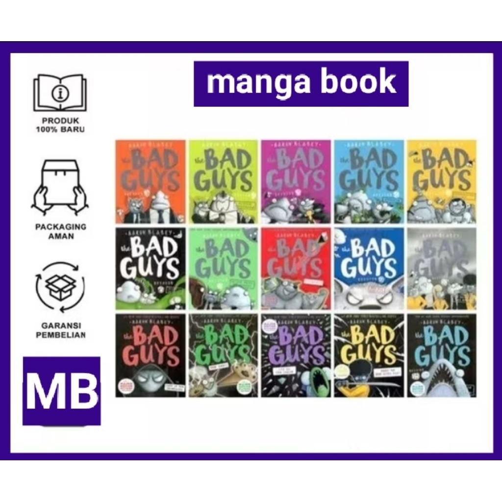 Jual The Bad Guys collection 18 book (English ) | Shopee Indonesia