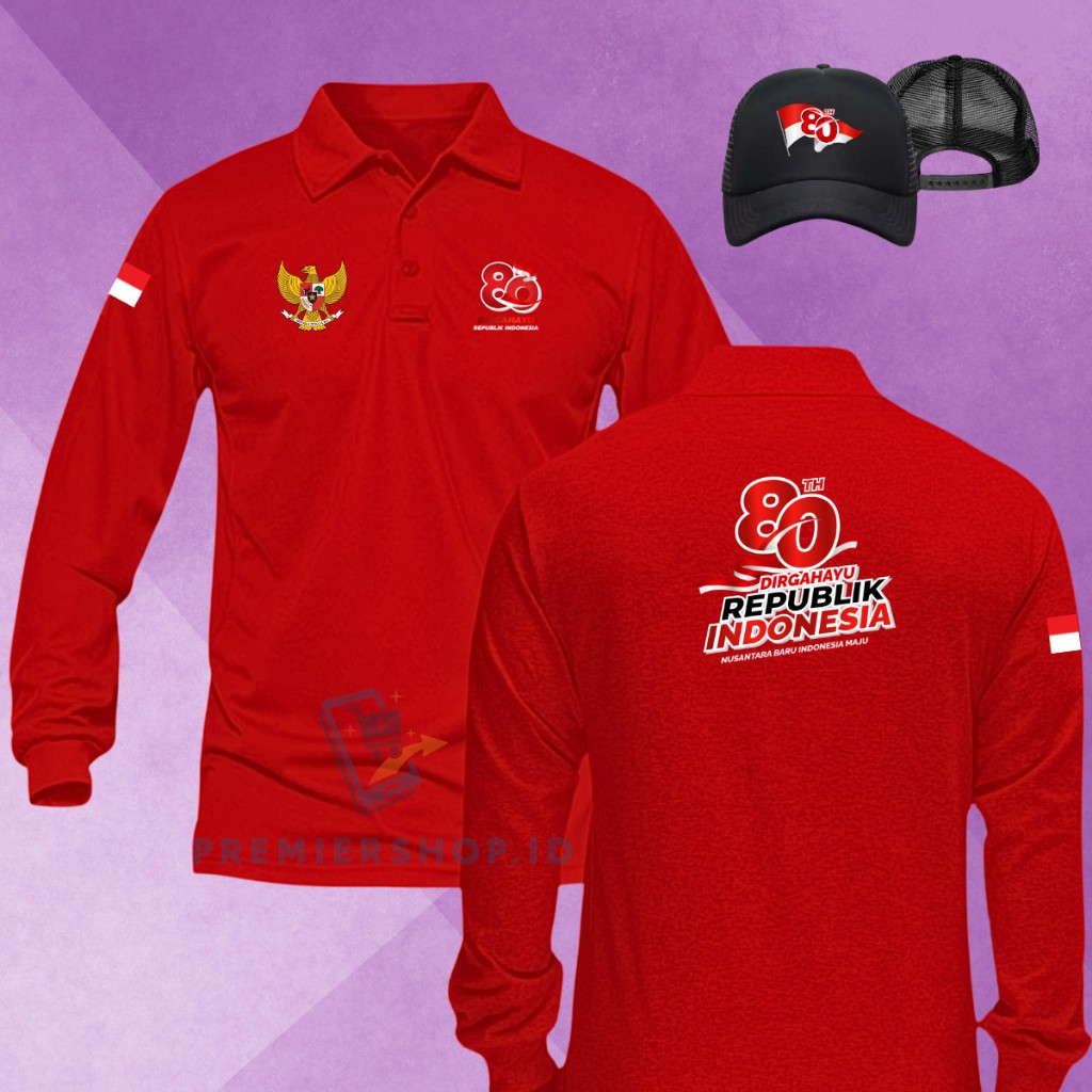 Jual Kaos Merah Putih Pria Kauss Klambi Oblong Independen Day 17An Seragam Karnaval Dewasa ...