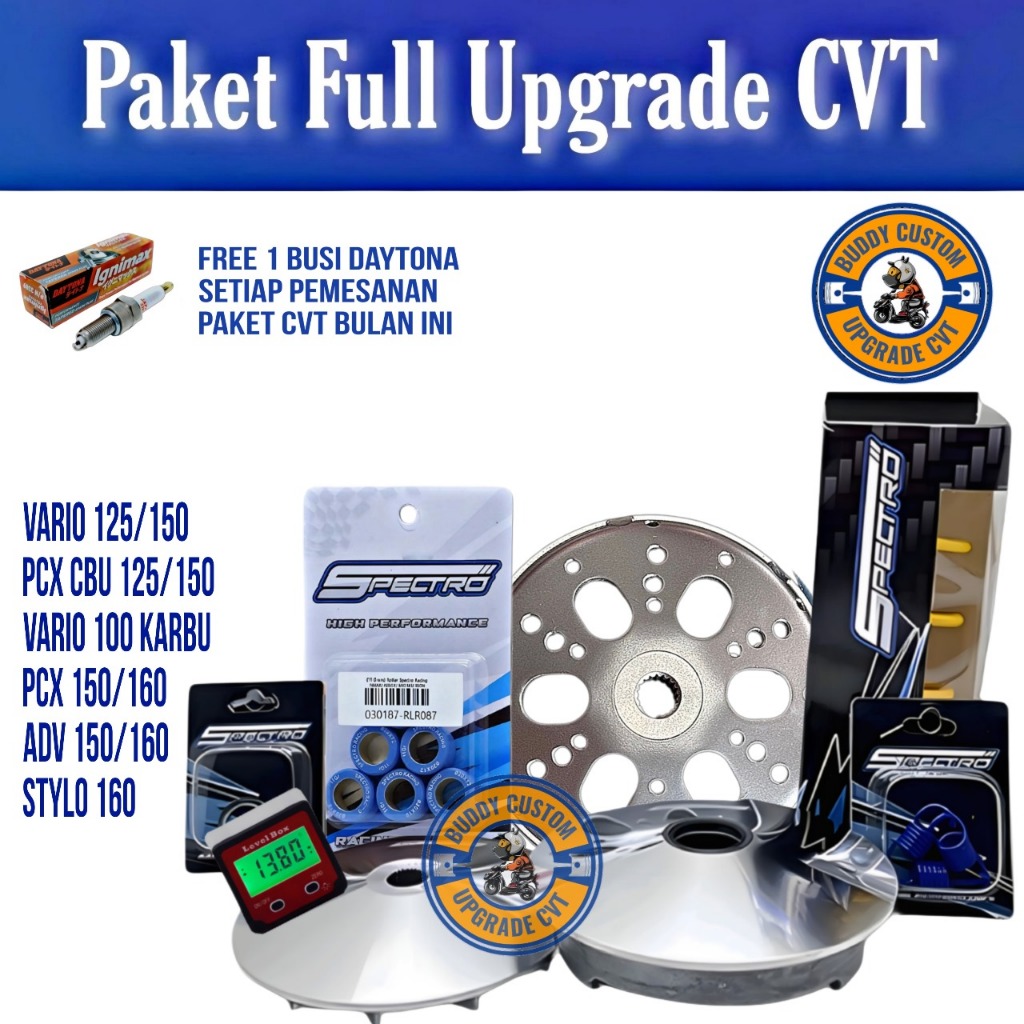 Jual Paket CVT Full Race Kit V1 VARIO 125 150 160 PCX 150 160 ADV 150 ...