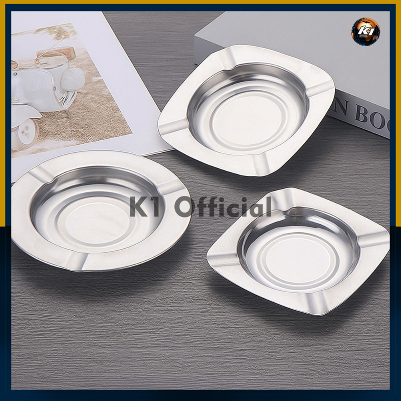 Jual K1-ASBAK ALUMUNIUM ASBAK PETAK ASB-01 TEMPAT PUTUNG ROKOK ...