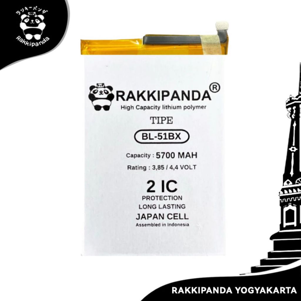 Jual Baterai RakkiPanda Battery BL-51BX HOT 10 ( X682 ) / HOT 11 ( X662 ...