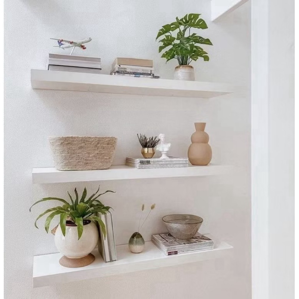 Jual rak ambalan dinding panjang 70 Lebar 13 tebal 3,5cm | Shopee Indonesia