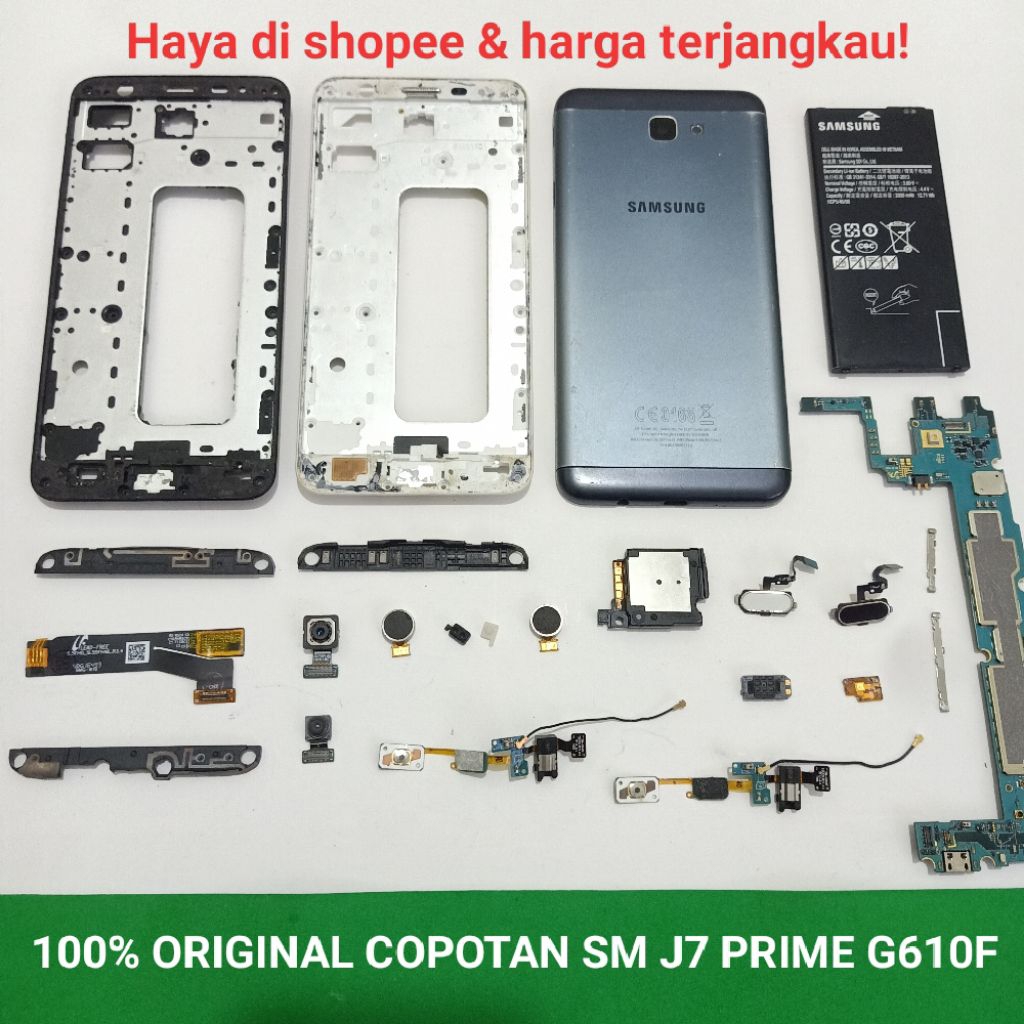 Jual Sparepart Samsung J7 PRIME G610F Second Original Copotan normal ...