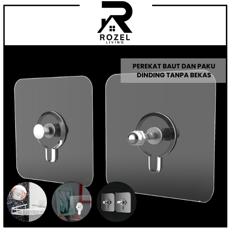 Jual ROZEL Perekat Baut Dinding Tanpa Bor dan Paku Tanpa Bekas ...