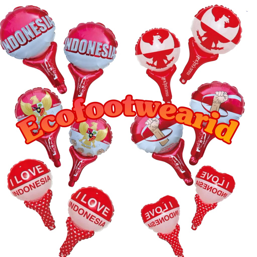 Jual Balon foil pentung merah putih kemerdekaan HUT RI 17 agustus ...