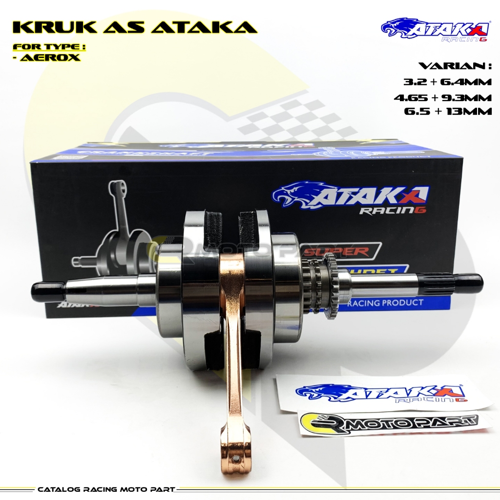 Jual ATAKA RACING Kruk as Stroke Up 65mm 68mm 72mm Aerox Old New ...