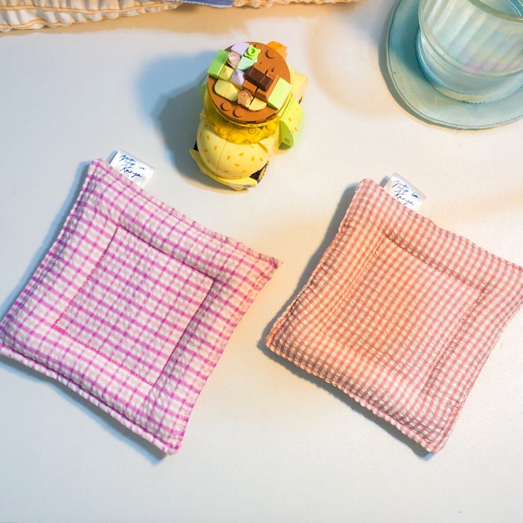 Jual Tea Coaster - Puffy | Tatakan Gelas Kain | Coaster Aesthetic ...