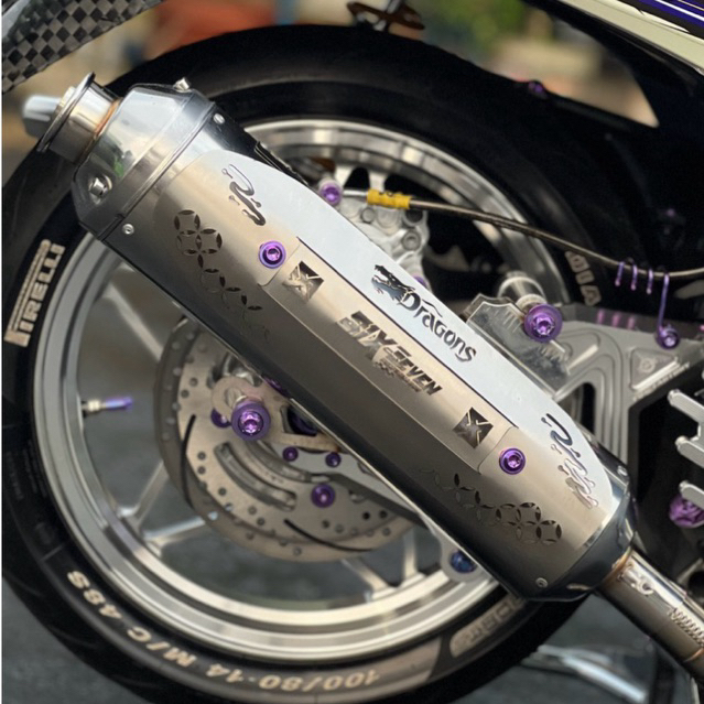 Jual Knalpot Honda Stylo 160 Standar Racing Tipe V2 Dragons By Six ...