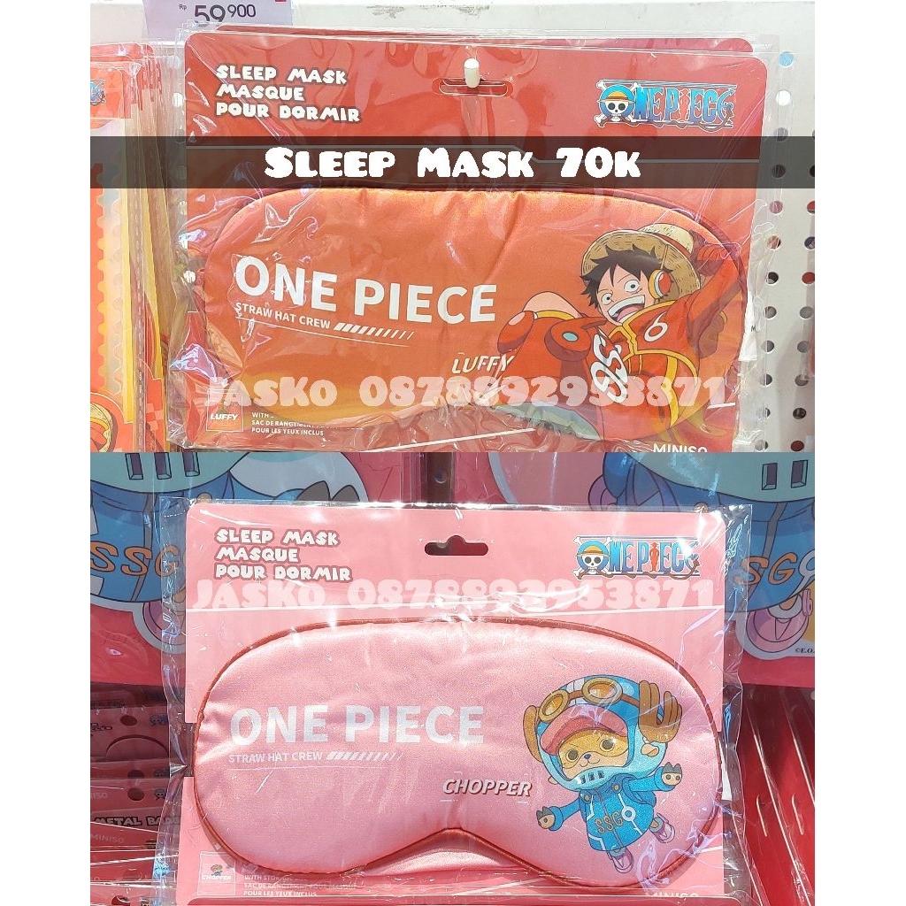 Jual Sleep Mask Miniso x One Piece | Shopee Indonesia