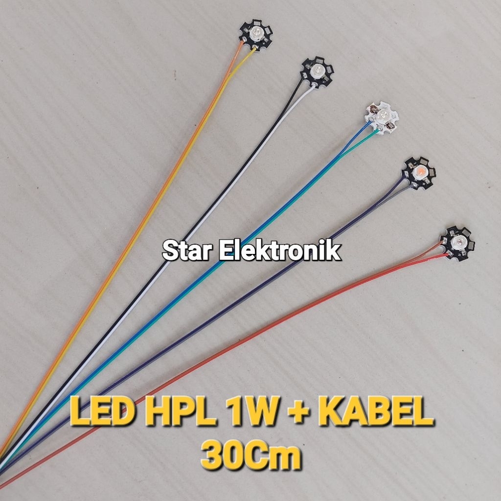 Jual Lampu LED HPL 1W + Kabel 30Cm Untuk layangan | Shopee Indonesia
