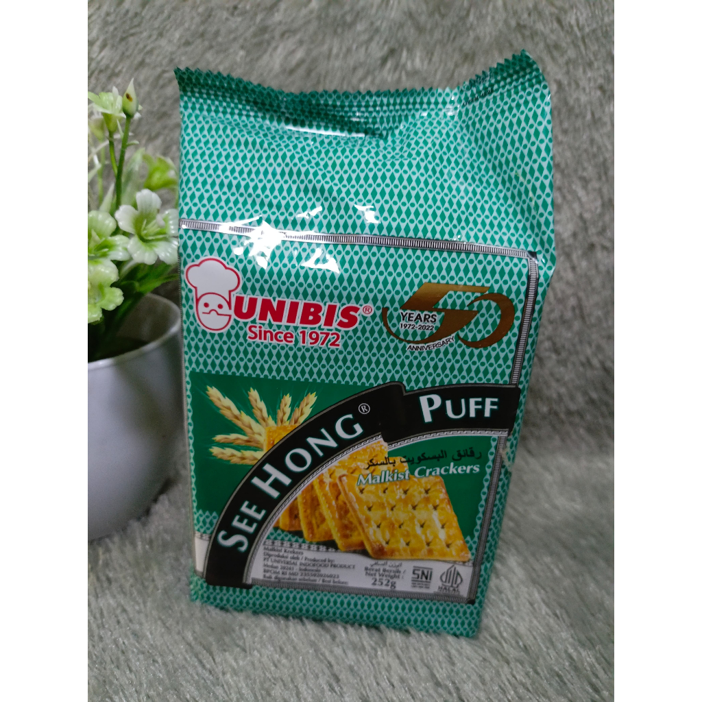 Jual Biskuit Unibis See Hong Puff Sugar 252g / Camilan Sarapan ...