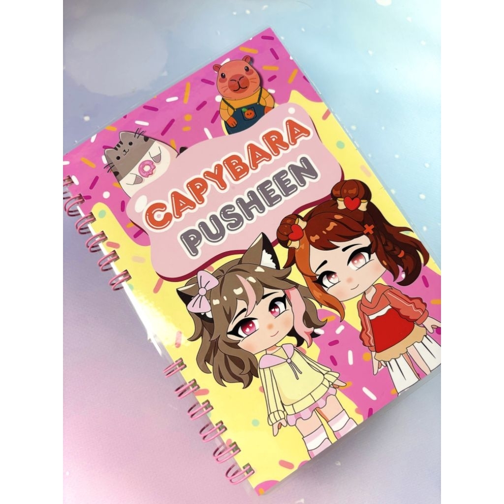 Jual Paper Doll|Buku mainan anak|capybara pusheen | Shopee Indonesia